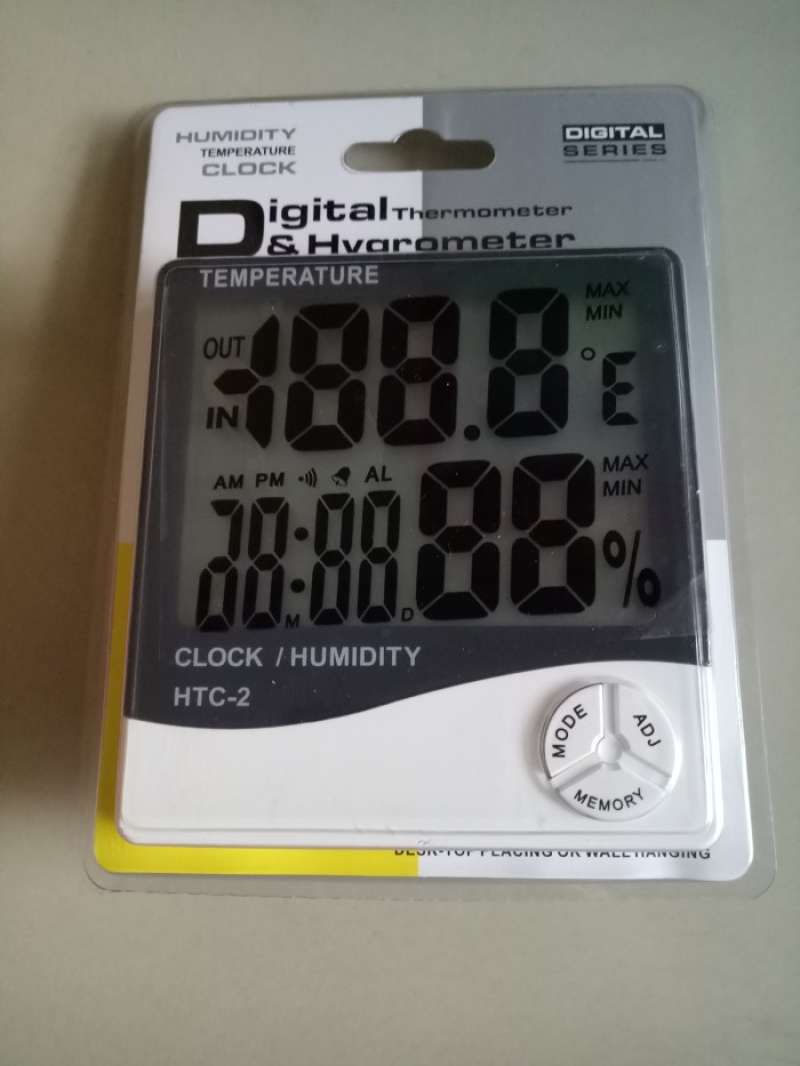 Jual Termometer / Digital Thermometer Hygro / Humidity Temperature ...