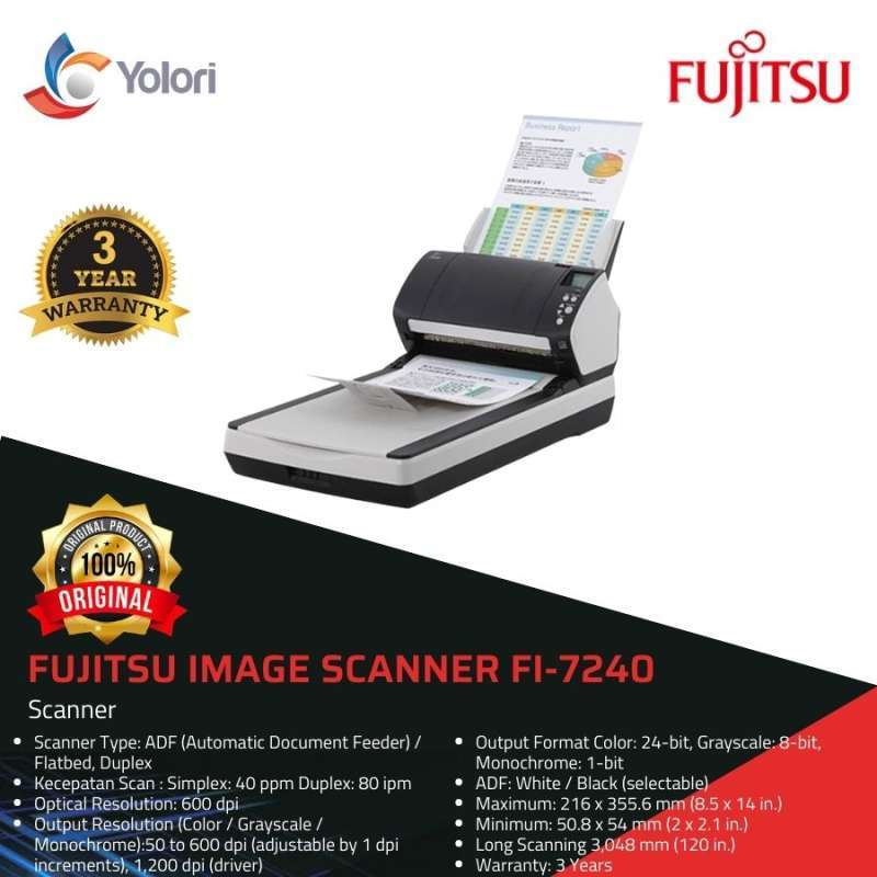 Jual Scanner Fujitsu Original Murah - Harga Diskon April 2024 | Blibli