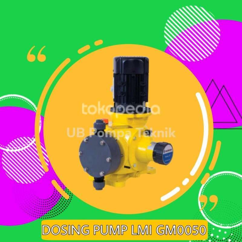 Jual Pompa Dosing Pump Milton Roy GM-0050 Pompa LMI Cairan Kimia 50 LPH ...