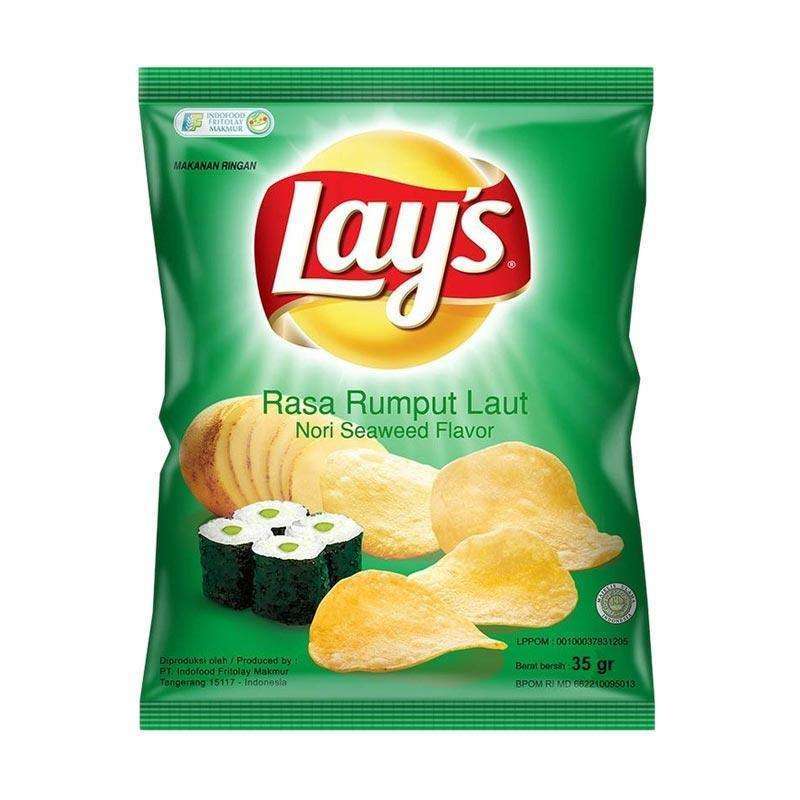 Jual Lays Rumput Laut Makanan [ 35 G ] Di Seller Fwamart - Padang Bulan ...