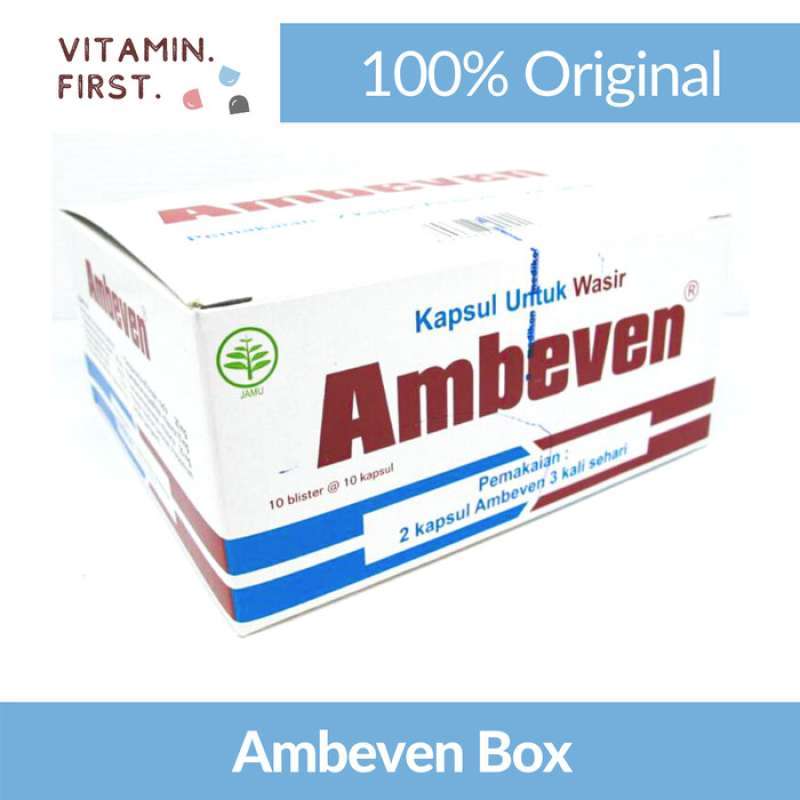 Promo Ambeven 100 Caps Diskon 23% di Seller Masha - Kapuk Muara, Kota ...