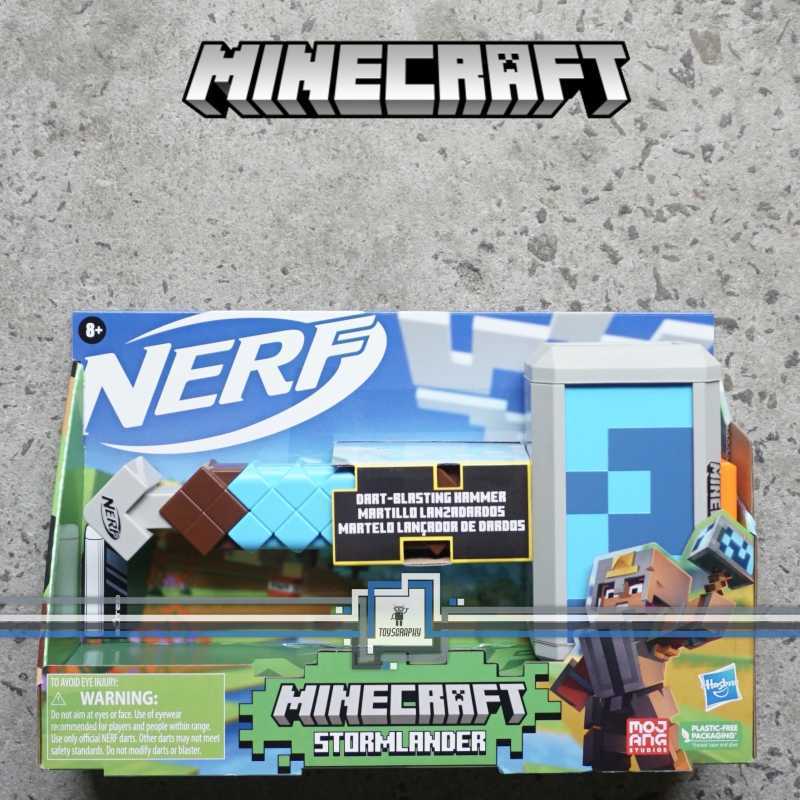 Jual Nerf Minecraft Stromlander Dart Blasting Hammer Elite Storm Lander ...