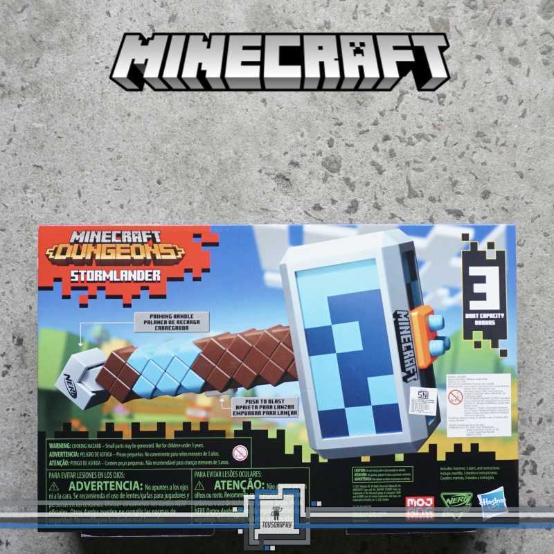 Jual Nerf Minecraft Stromlander Dart Blasting Hammer Elite Storm Lander ...