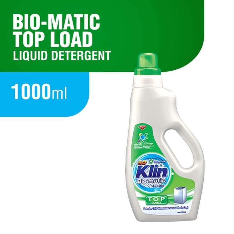 Jual So Klin Liquid Detergent Matic Top Load [1000ml] di Seller Dede ...
