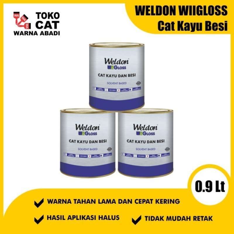 Promo Cat Kayu Besi Weldon Wiigloss 0.9 Liter Seri Warna 1 Diskon 25% ...