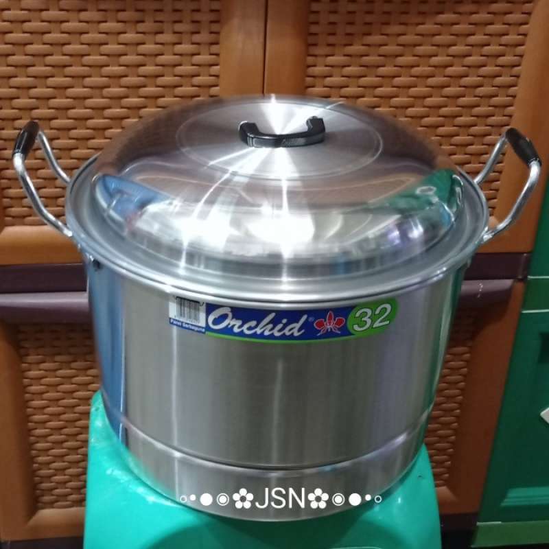 Jual Panci serbaguna aluminium / Dandang Orchid 32 cm di Seller Sahabat ...