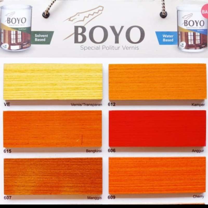 Promo Politur Vernis Kayu Boyo Solvent 1 Kg / Plistur Kayu Pernis Kusen ...