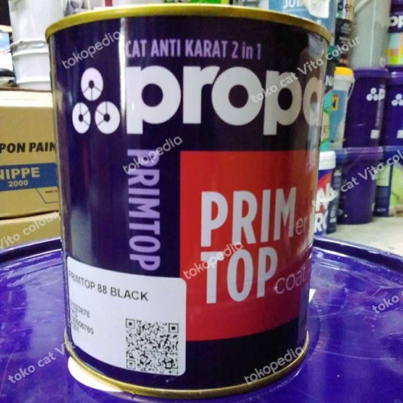 Promo Cat Besi Anti Karat 2 In 1 Propan Primtop Coat Black 88 Diskon 24 ...