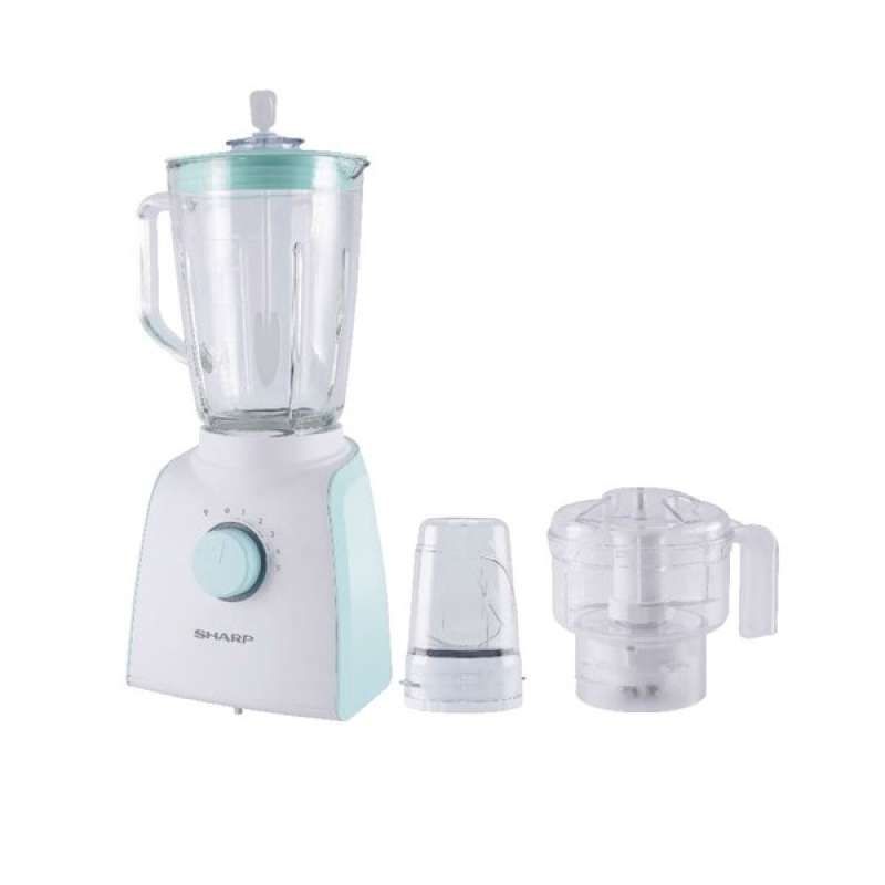 Jual Sharp Em-152g-bl Blender Kaca Dry Mill & Chopper 1,5 L Di Seller Sharp Official Store ...