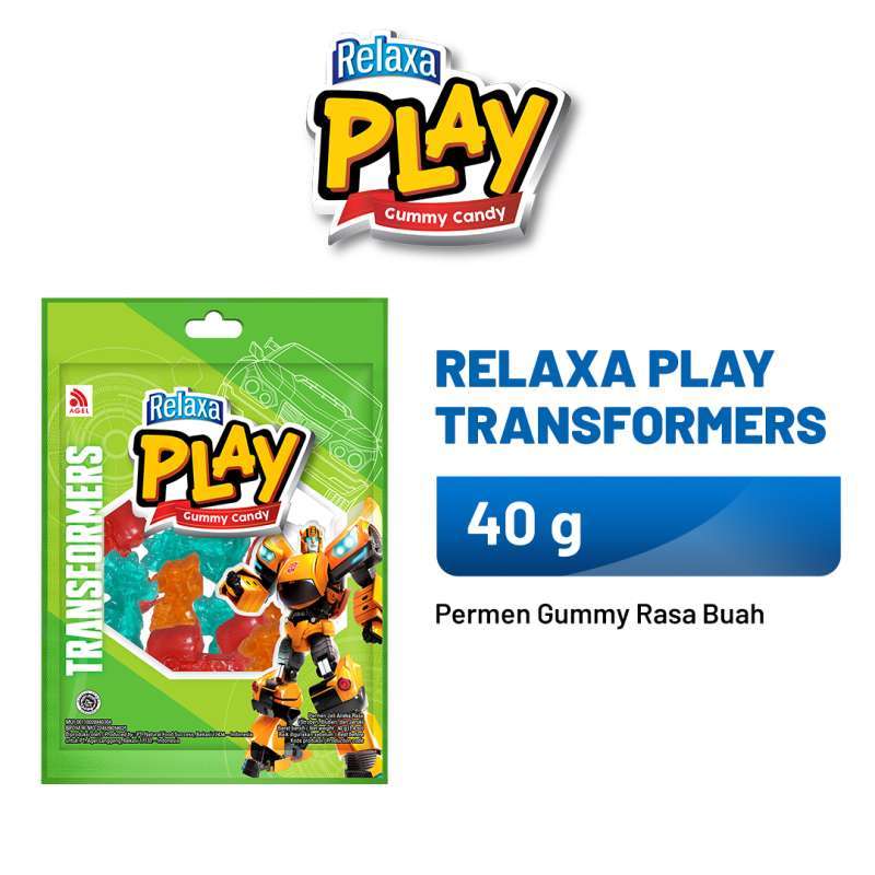Promo RELAXA Play Transformers Sachet 40 gr Diskon 15% di Seller Kapal ...