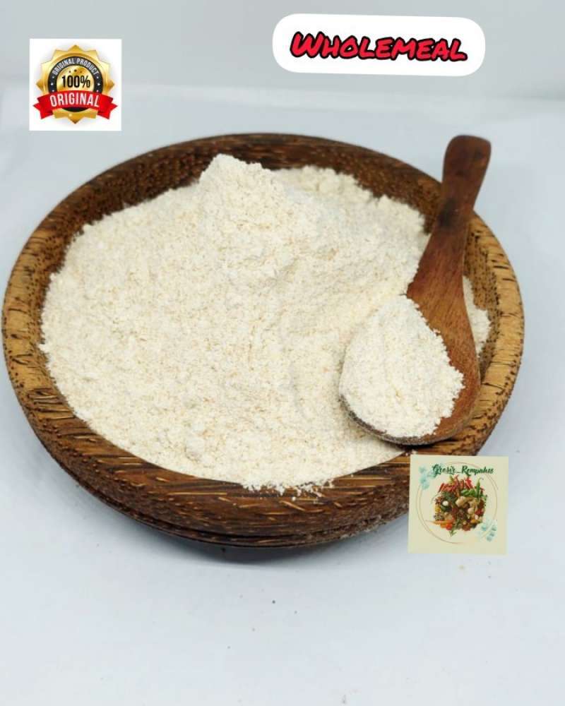Promo no brand Whole Meal - 500gram / Tepung Gandum Utuh/ Wholemeal T ...