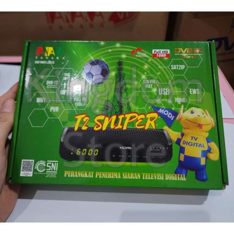 Promo STB SET TOP BOX/Decoder/Reciver Digital DVB T2 TANAKA SNIPER ...