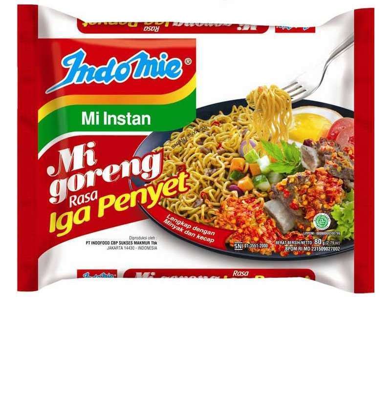 Jual INDOMIE GORENG IGA PENYET PER PCS MIE INSTAN di Seller PARY_SHOP ...