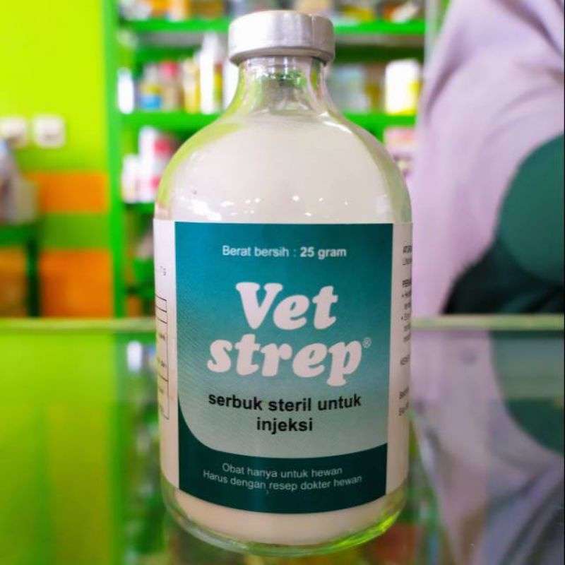 Jual Vet Strep Serbuk Injeksi 25 gram Obat Snot CRD di Seller Akas Shop ...