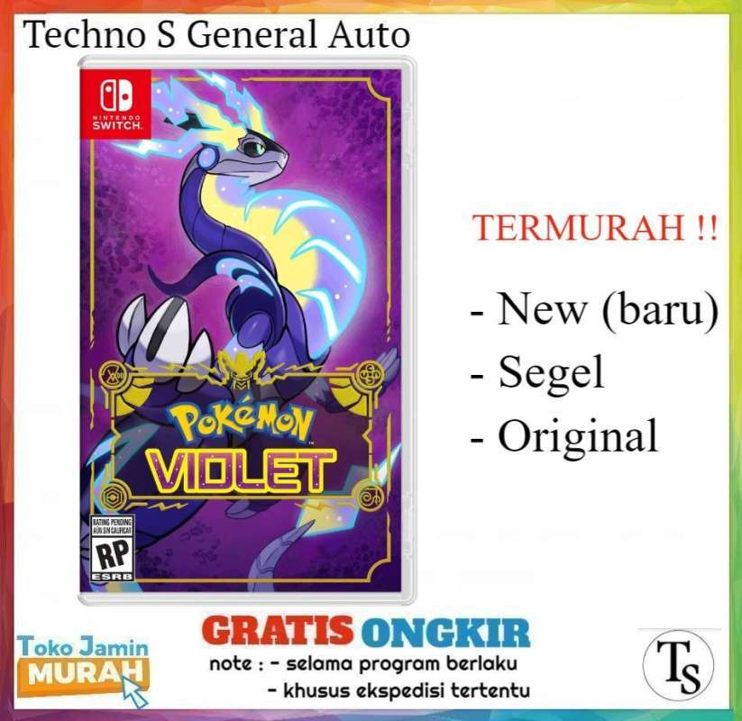 Jual Nintendo Switch Pokemon Violet Edition - Kaset Cd Bd Nintendo Switch Pokemon Scarlet Violet ...
