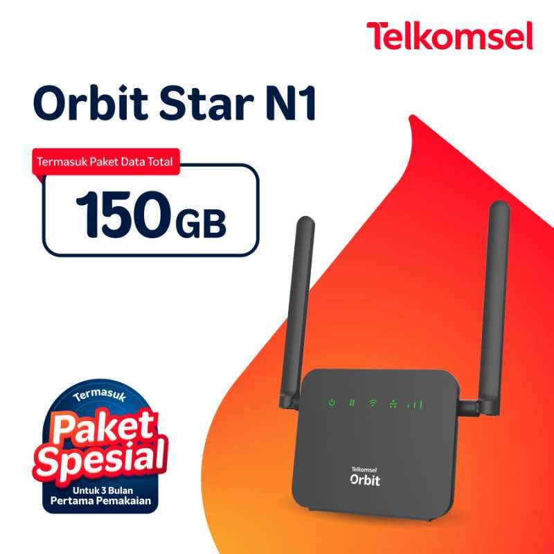 Jual Telkomsel Orbit Star N1 Modem Wifi 4g High Speed Bonus Data Di Seller Telkomsel Store ...