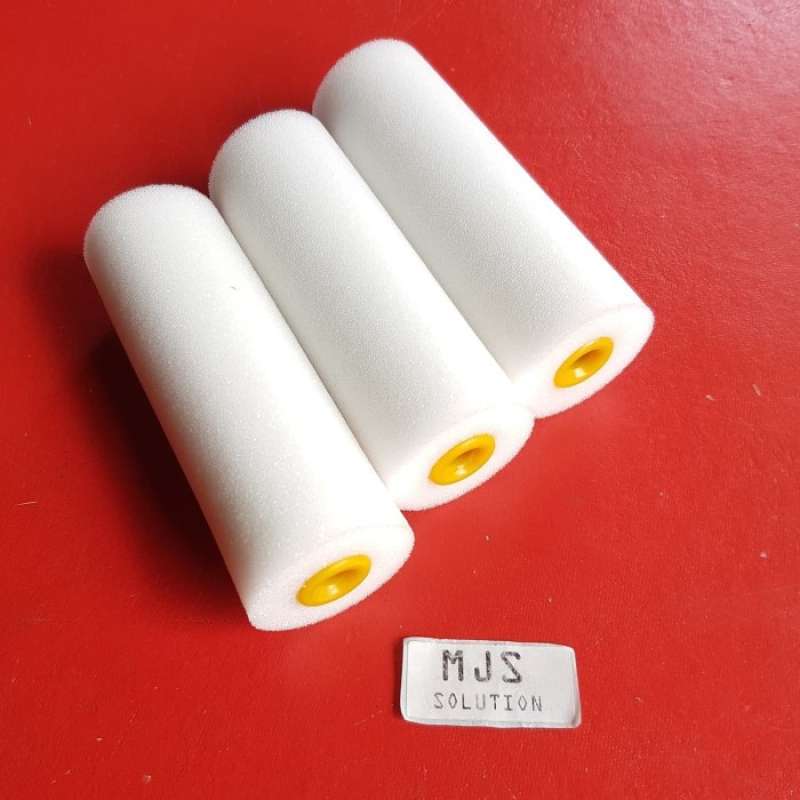 Promo ISI KUAS ROLL BUSA 4 INCH KAPAL KUAS CAT BULU ISI ROL BUSA FOAM ...