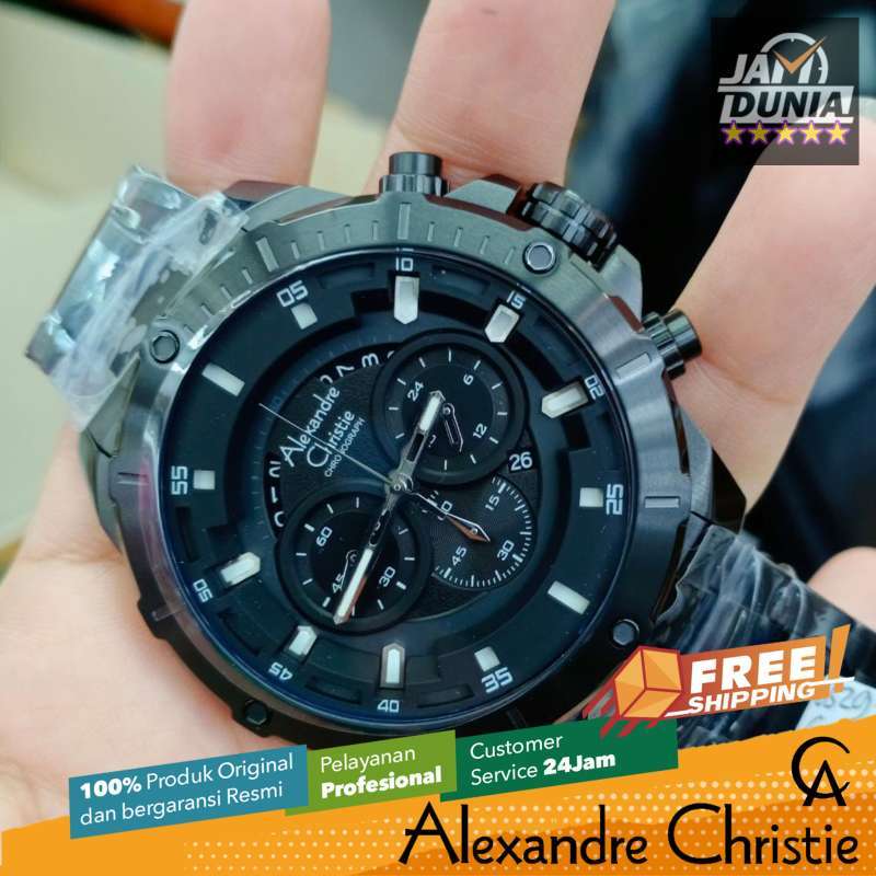 Promo JAM TANGAN ALEXANDRE CHRISTIE PRIA ORIGINAL 6529 M1 AC6529M1 JAM ...