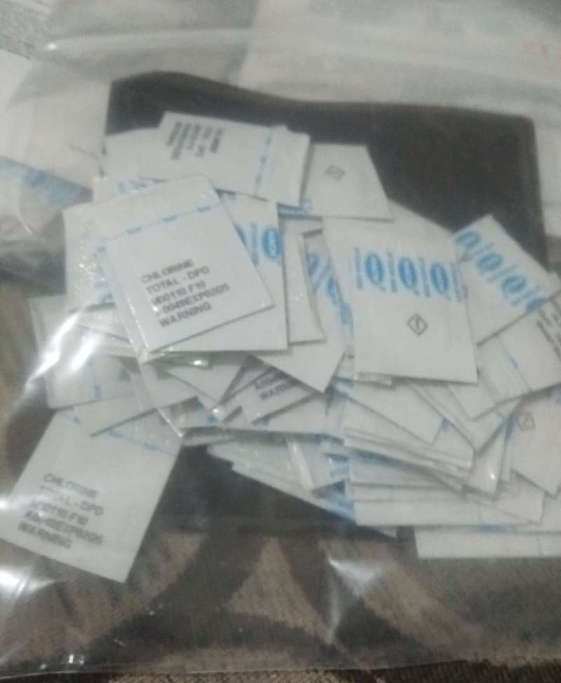 Jual HACH 2105669 DPD Total Chlorine Reagent Powder Pillows 10 ml di ...