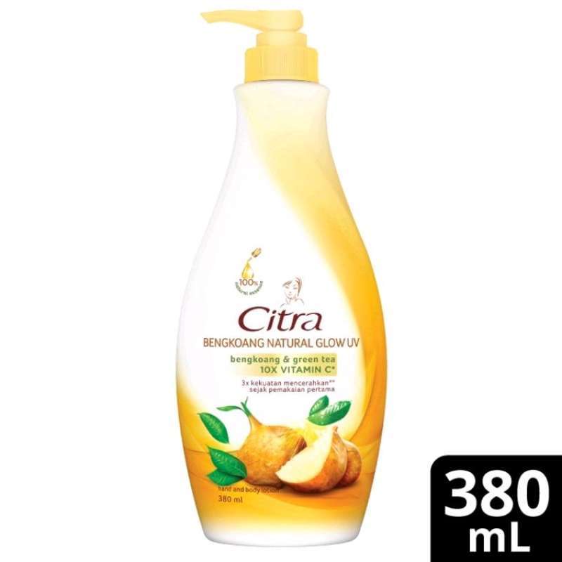 Jual Citra Hand Body Lotion Bengkoang & Green Tea Natural Glow 10x ...