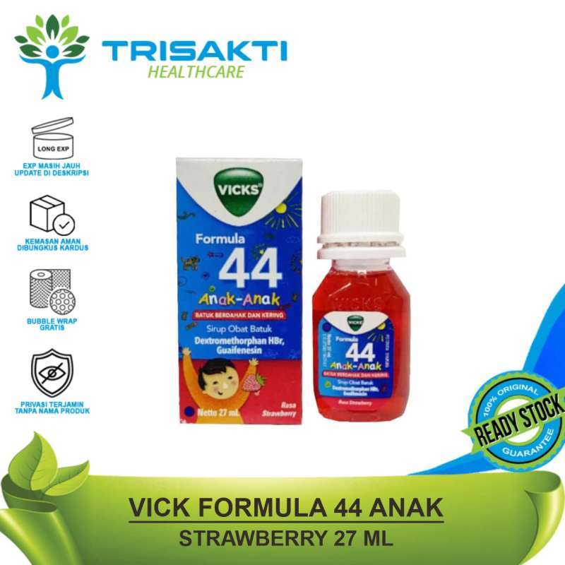 Jual Vicks Formula 44 Anak Syrup 27 ml - Obat Batuk Anak di Seller ...