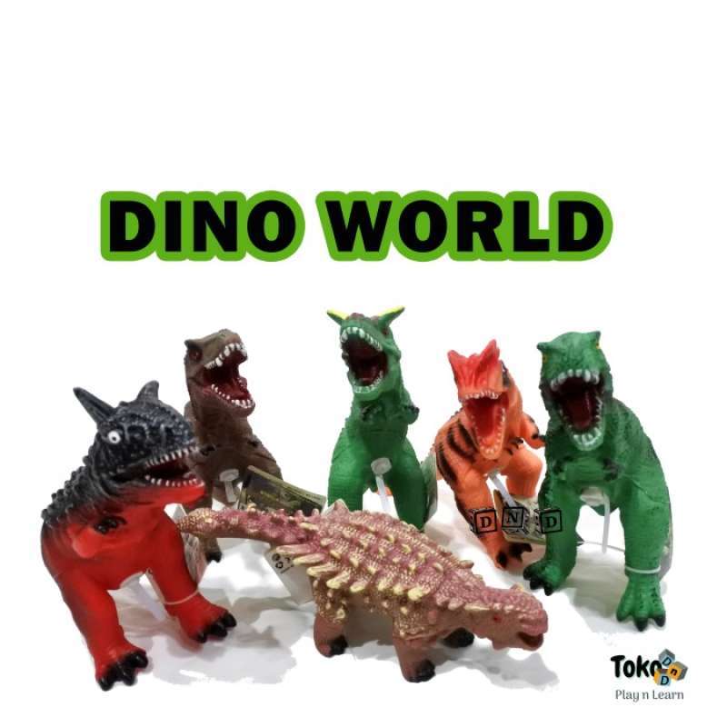 Jual Mainan Animal World Dino Miniatur Dinosaurus Hewan Figure Predator ...