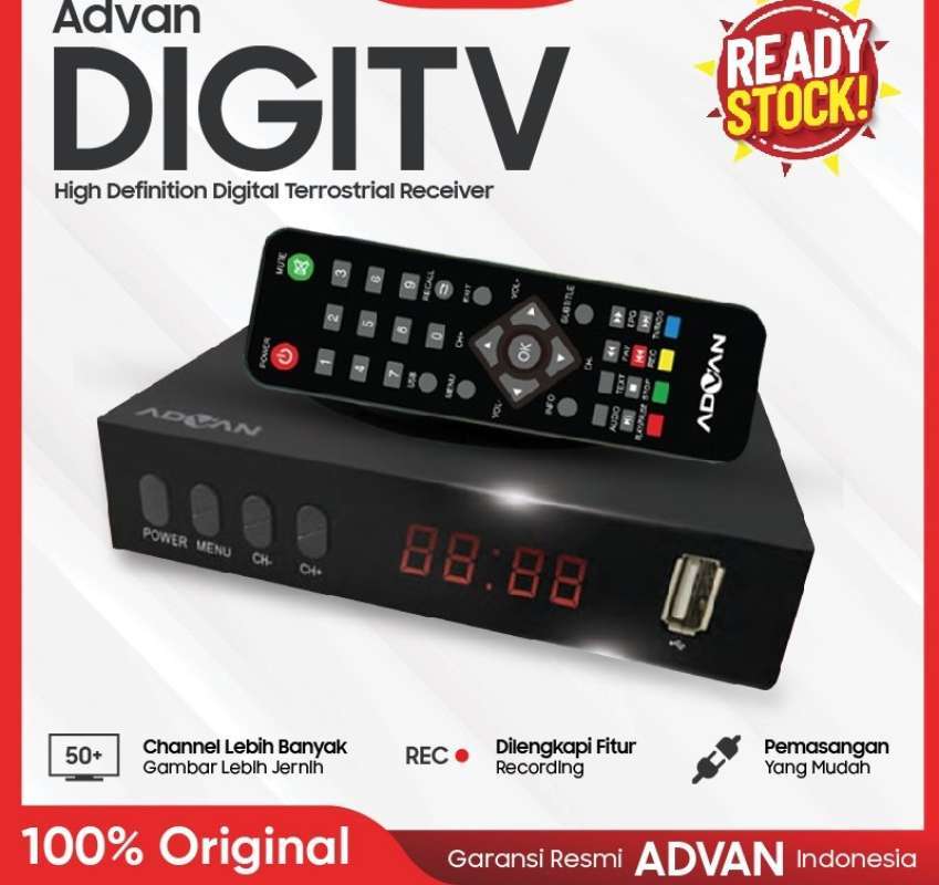 Jual Set Top Box Advan Dv3 T2 Digipro Stb Antena Tv Digital Wifi Di ...