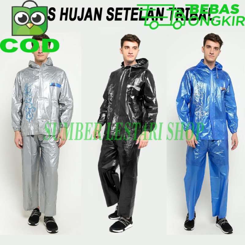 Jual Tahun Ini Aja Kak Jas Hujan Ibex Tribal New Model - Abu Abu Silver ...