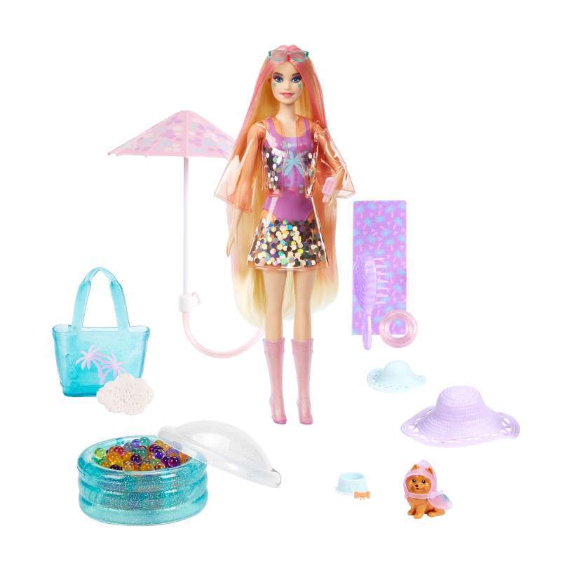Promo Barbie Color Reveal Doll, Sunshine And Sprinkles Series With 7 ...