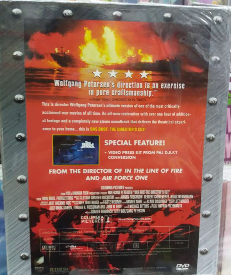Jual Dvd Original Film Das Boot . The Directors Cut . Isi 2 Disc . Di ...