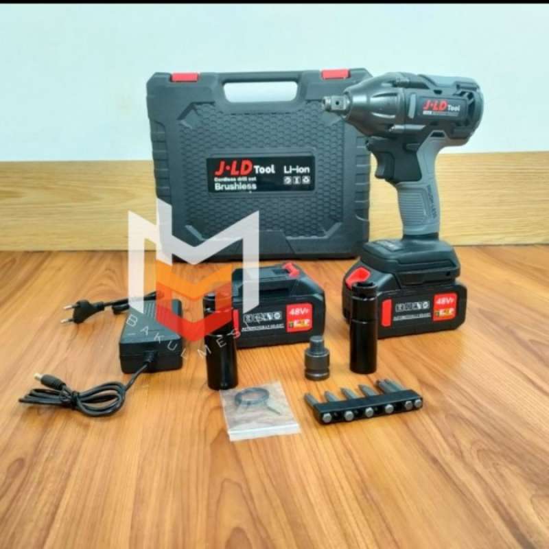Promo jld impact wrench 2 bateray CORDLESS BOR DRILL JV88 BY J.LD TOOLS ...