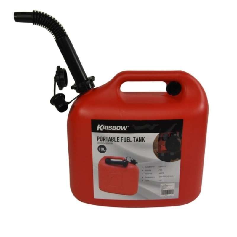 Promo KRISBOW - JERIGEN PLASTIK 10 LTR - MERAH Diskon 23% di Seller Fay ...