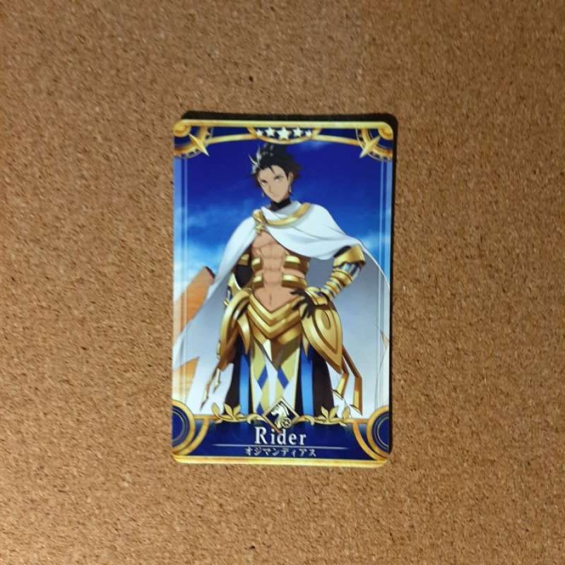 Promo Kartu FGO Fate/Grand Order Arcade Card - Rider Ozymandias Diskon ...