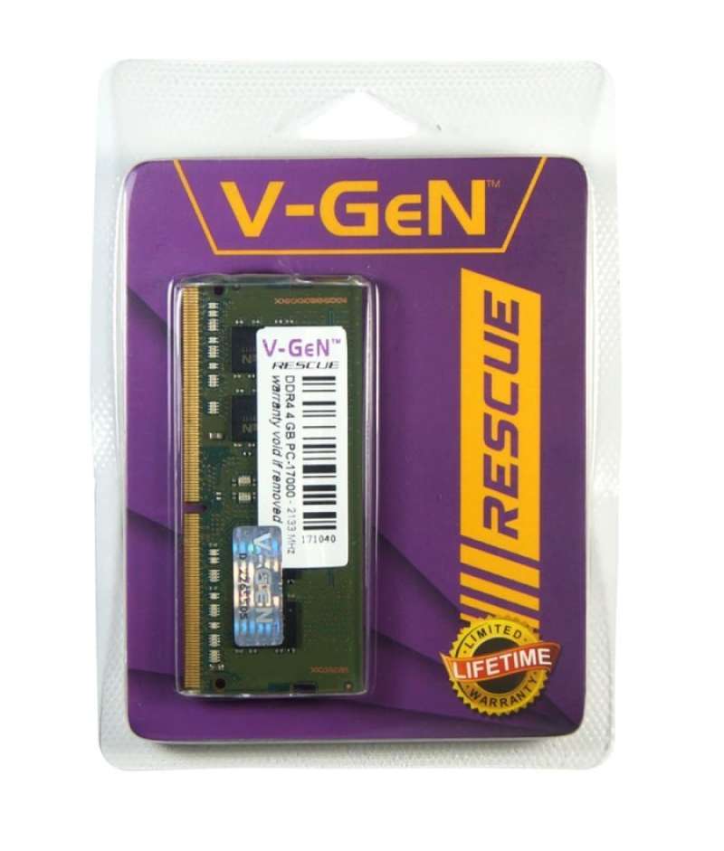 Jual V-GeN Ram Sodimm Rescue DDR4 4GB PC17000 2133Mhz - Memory Laptop ...