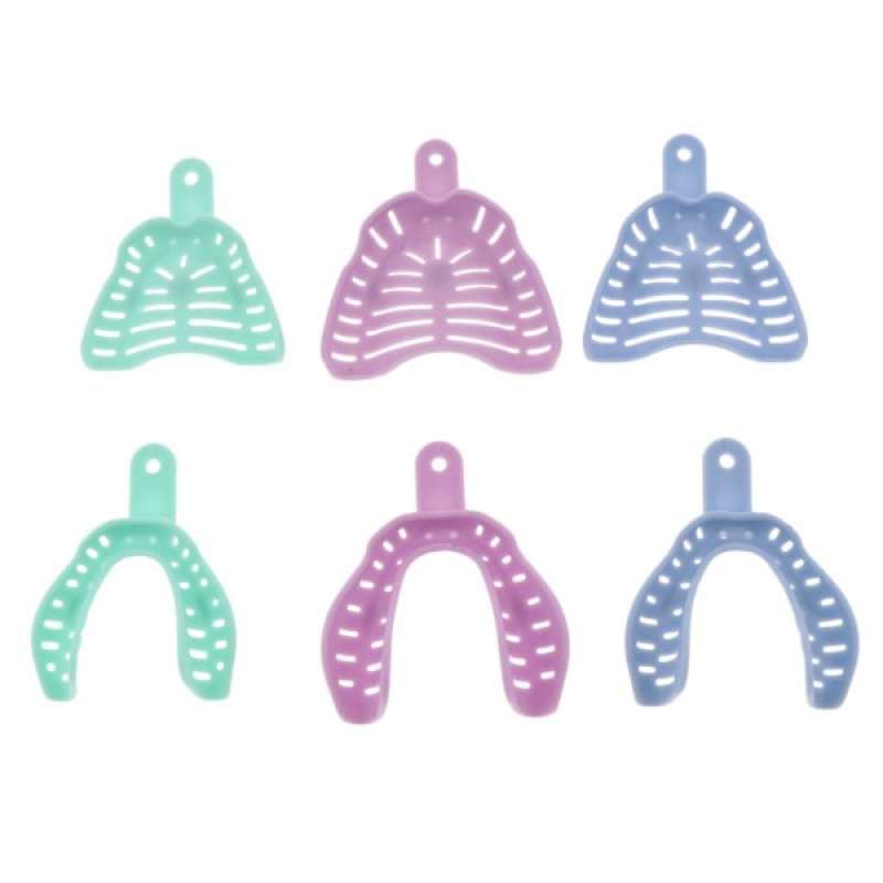 Jual OEM Disposable Oral Tool Plastic U Shape Teeth Impression Trays ...