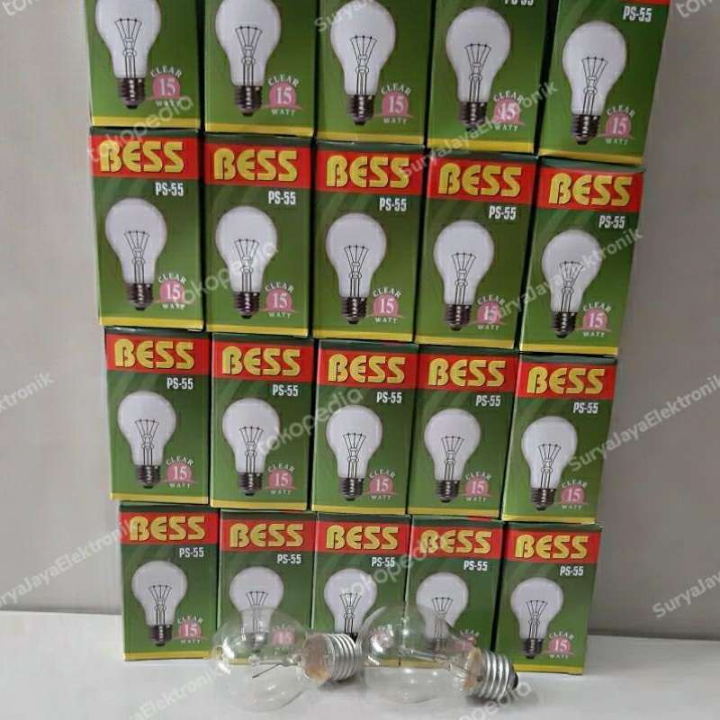 Jual Lampu Pijar BESS 15 Watt / Lampu Pijar Murah 15 Watt di Seller SINAR _MAKMUR - Pahlawan ...