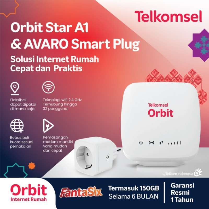 Jual Telkomsel Orbit Star A1 & Avaro SmartPlug WiFi Wireless-IoT Smart ...