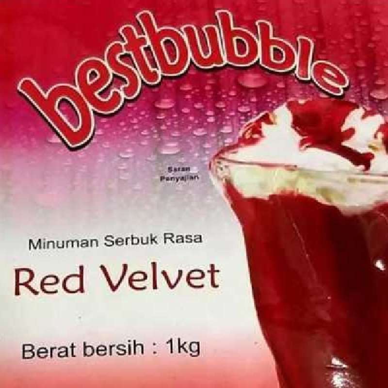 Jual Bestbubble Minuman Serbuk Bubuk Minum Halal Rasa Red Velvet Powder ...