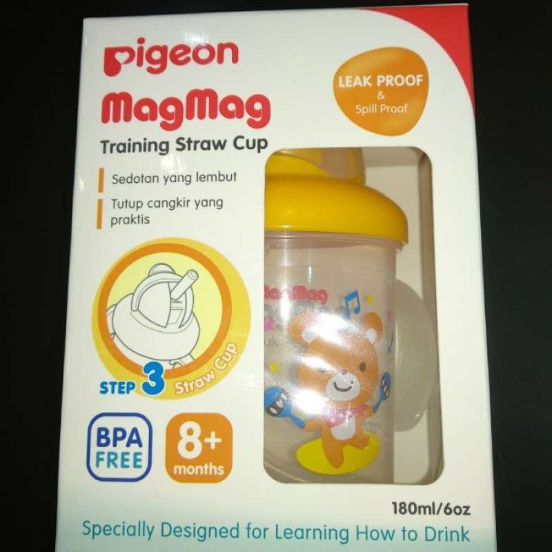 Jual Pigeon Magmag Training Straw Cup / Gelas Anak / Training Cup di ...