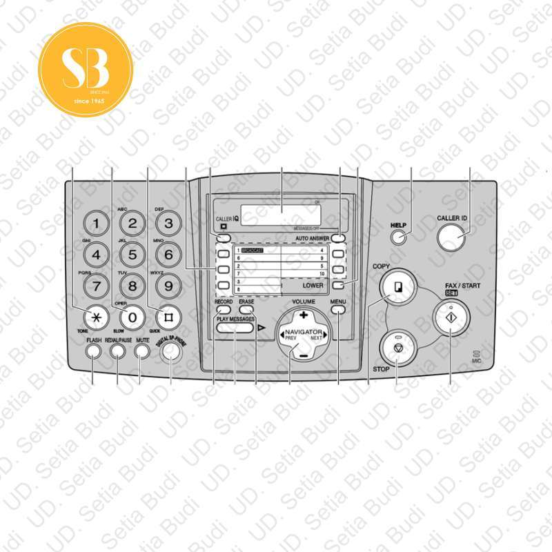 Jual Mesin Facsimile Kertas Hvs / Plain Paper Fax Panasonic Kx-fhd351 Baru Gres Di Seller Toko ...
