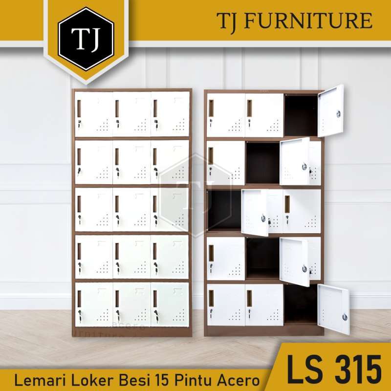 Jual Acero Loker Besi / Lemari Arsip / Locker Kantor Besi 15 Pintu / Steel Cabinet LS 315 di ...