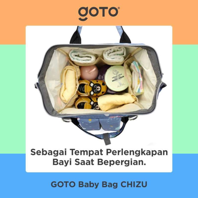 Jual Original!! Goto Chizu Baby Diapers Bag Ransel Tas Bayi Peralatan ...