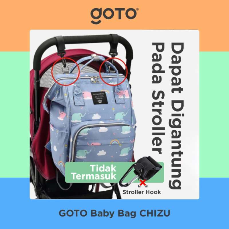 Jual Original!! Goto Chizu Baby Diapers Bag Ransel Tas Bayi Peralatan ...