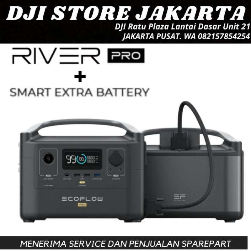 Promo EcoFlow RIVER Pro + Extra Battery 1440Wh 600W Power Station ...
