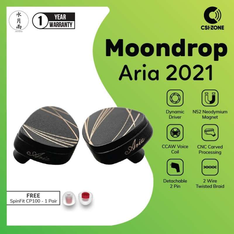 Jual Moondrop Aria 2021 High Performance LCP Diaphragm In Ear Earphone ...