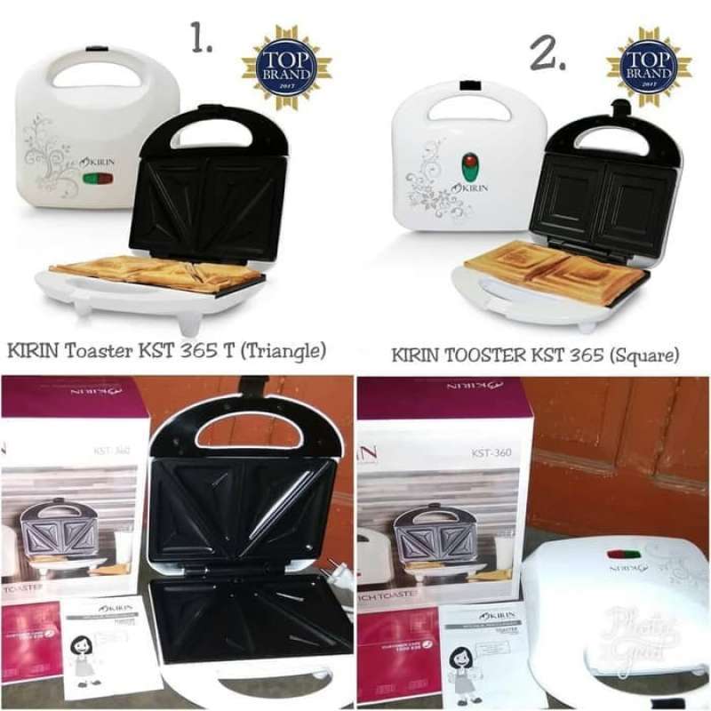 Jual Kirin KST365S – Toaster Sandwich 350 Watt Kotak di Seller NEW ...