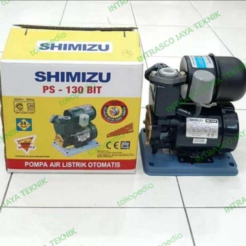 Jual Pompa Air Sumur Dangkal Shimizu Ps130bit Otomatis125watt Garansi ...