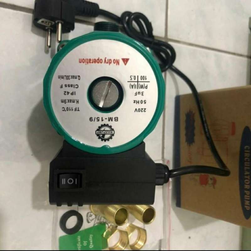 Jual Pompa Booster Pump Water Heater Pompa Dorong Air Panas Otomatis ...