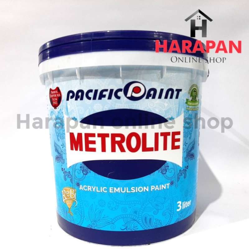 Jual Cat Tembok Metrolite 3 LITER Cat Plafon di Seller Taylaa Shop ...