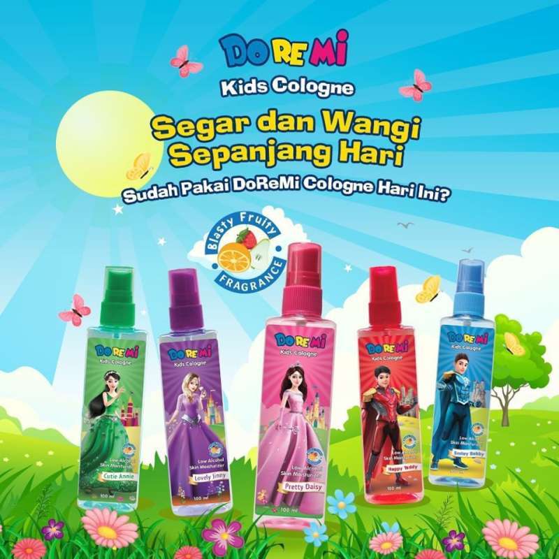 Jual Doremi Kids Cologne 60ml / 100ml - Pewangi Parfum Anak Aroma Buah ...